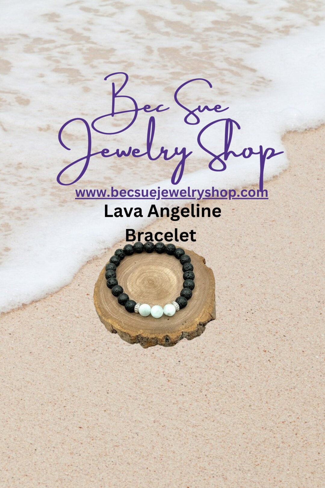 Lava Beaded Jewelry, Lava Stone Bracelet, Lava Beaded Bracelet, Black ...