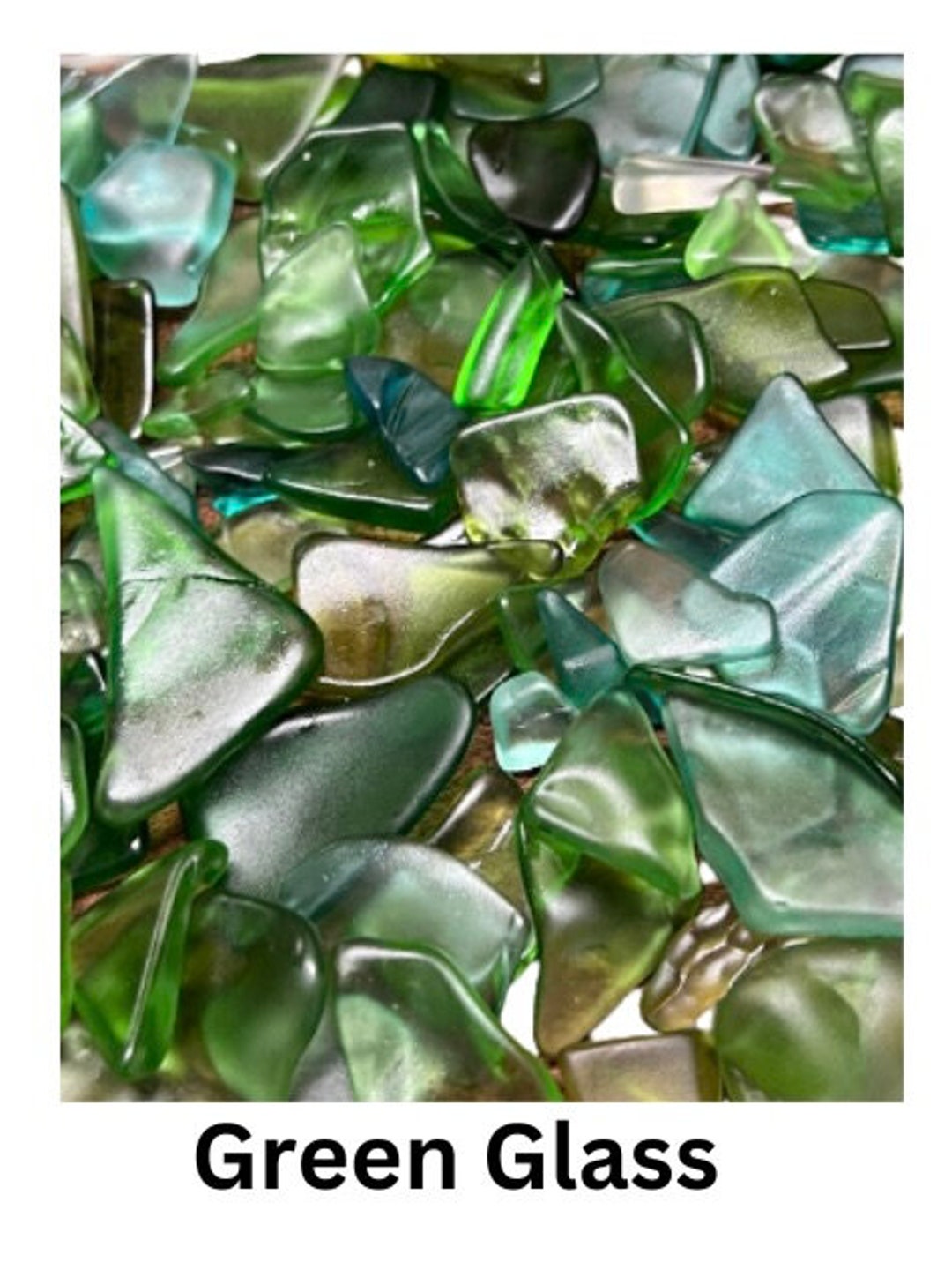 Beach Green Sea Glass, Tumbled Glass, Bulk Green Sea Glass, Green Sea ...