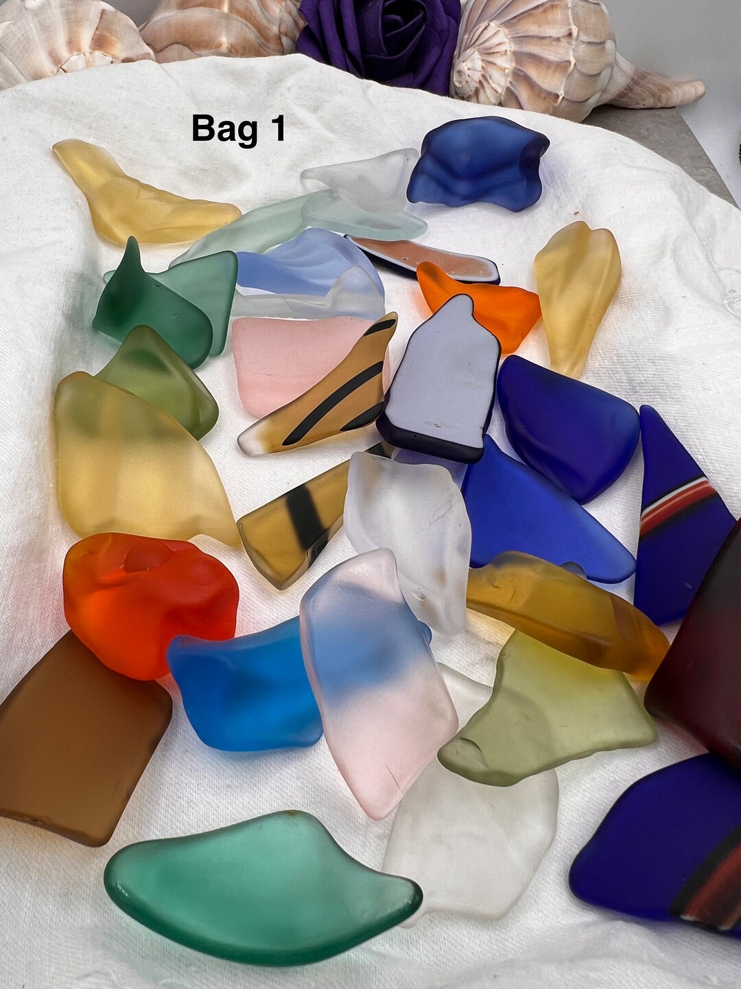 Tumbled Glass Pieces, Large Tumbled Colored Glass Gems, Tumbled Glass ...