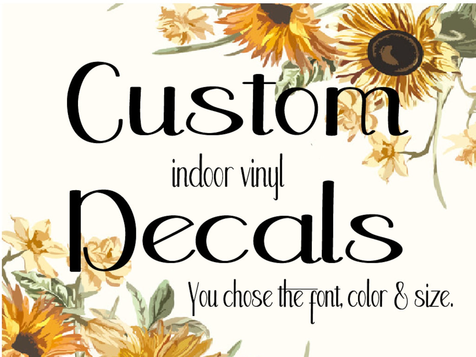 Custom Vinyl Wall Decal Personalized Decal Wal Decals - Etsy