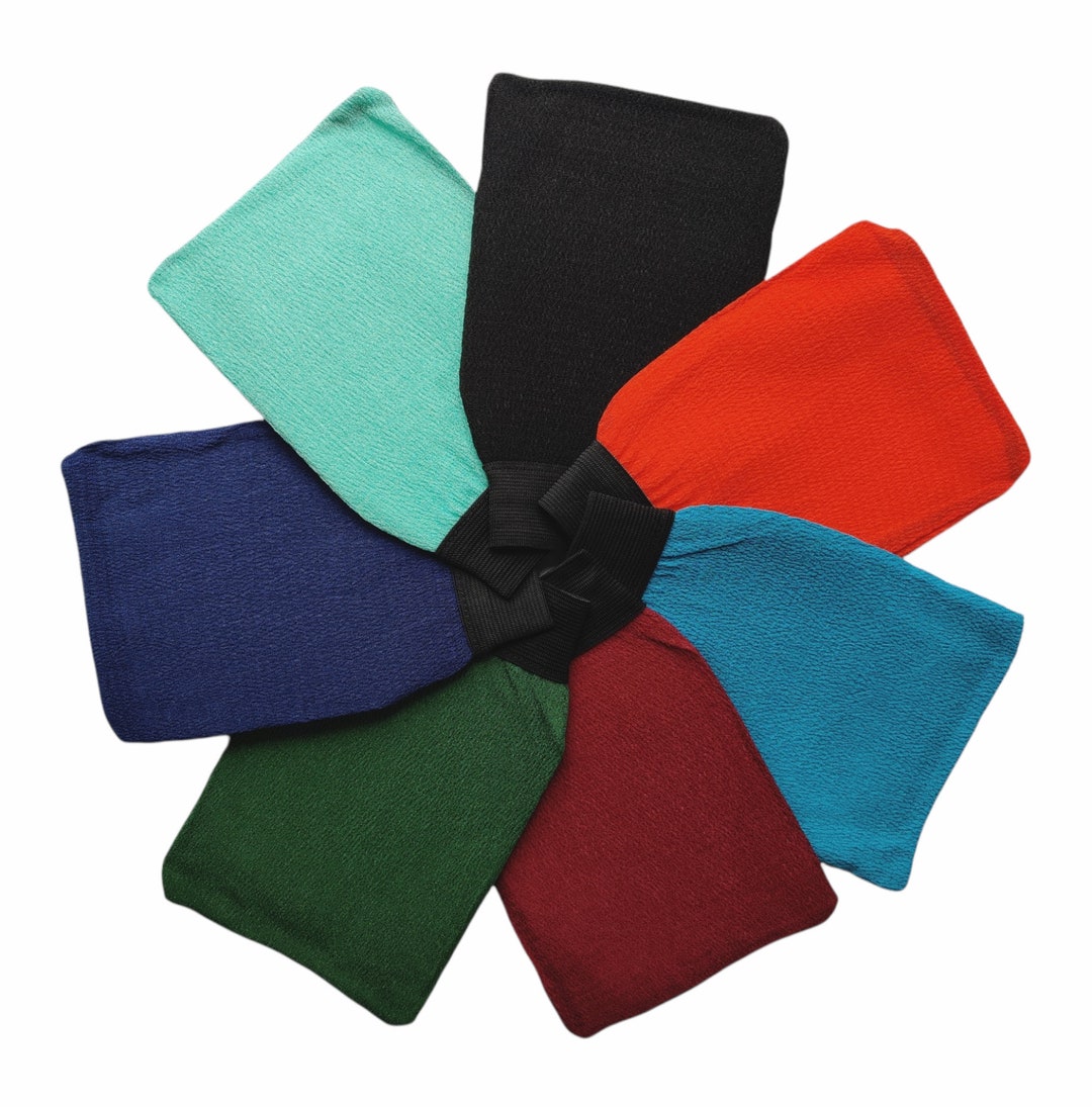 Exfoliating Glove Moroccan Kesse SPA Hammam Scrub Shower Mitten Skin ...