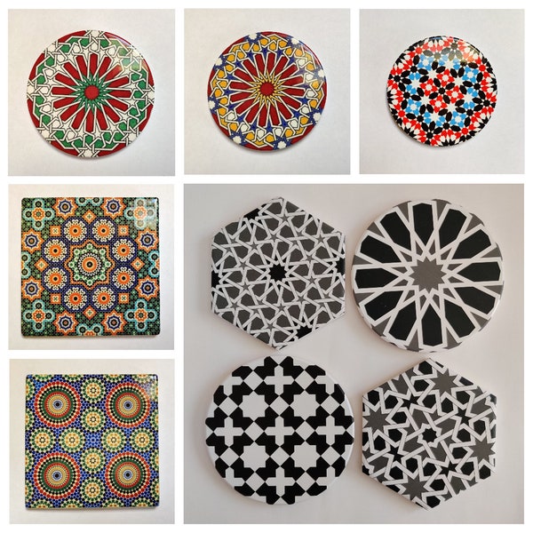 Moroccan Coasters - Etsy