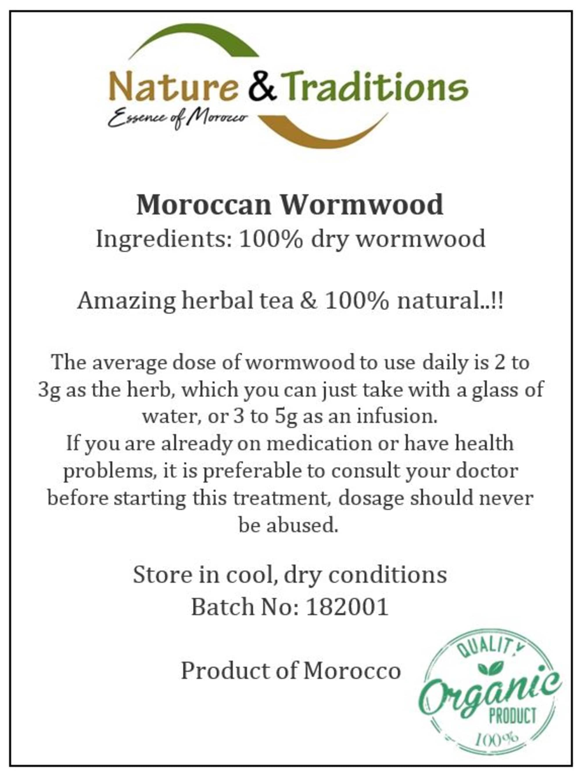 Moroccan Wormwood Artemisia Vulgaris Absinthium Tea Herb 50g - Etsy