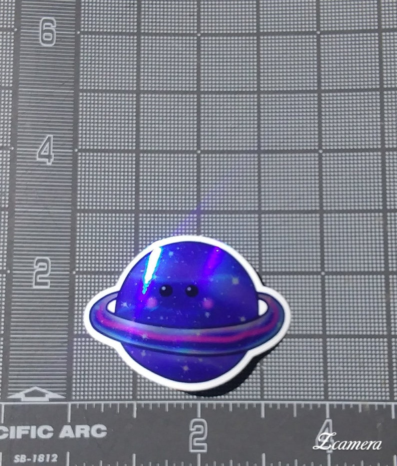Holographic Planet Sticker - Etsy