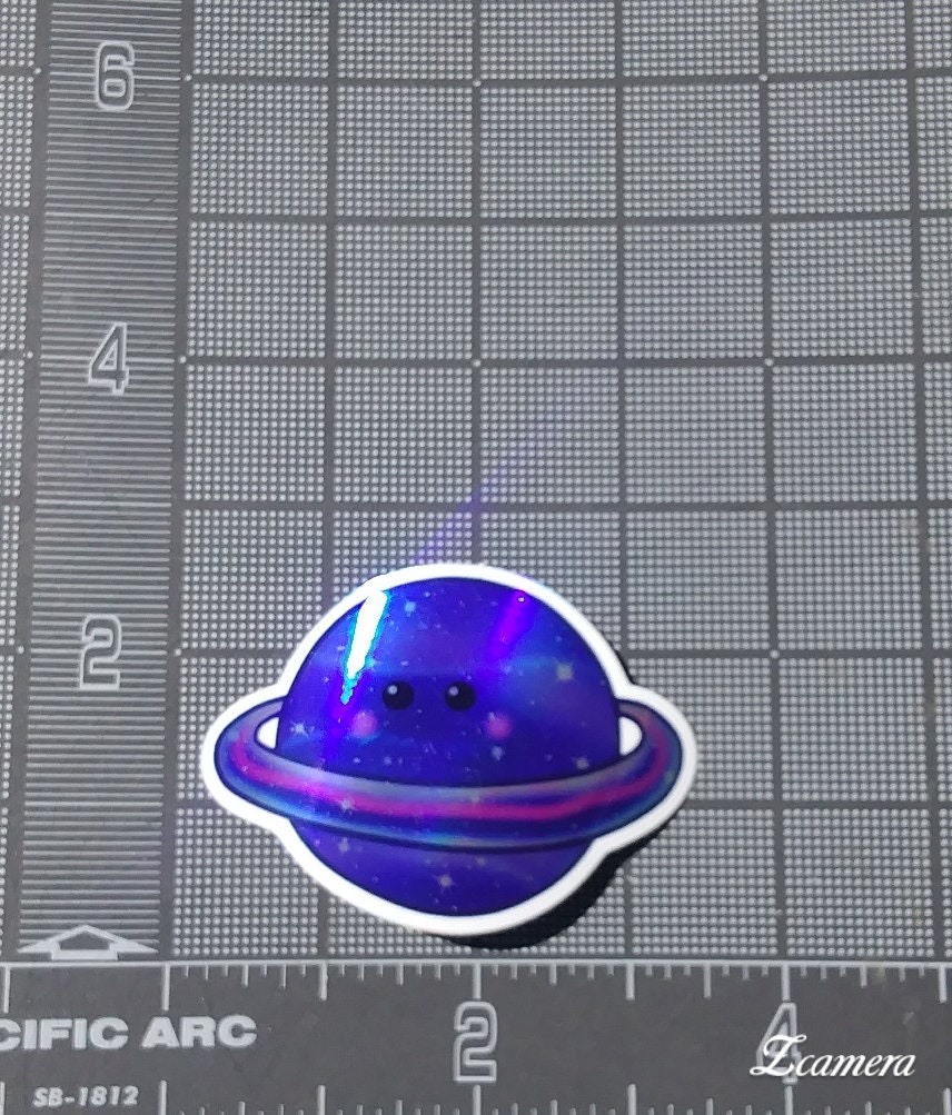Holographic Planet Sticker - Etsy