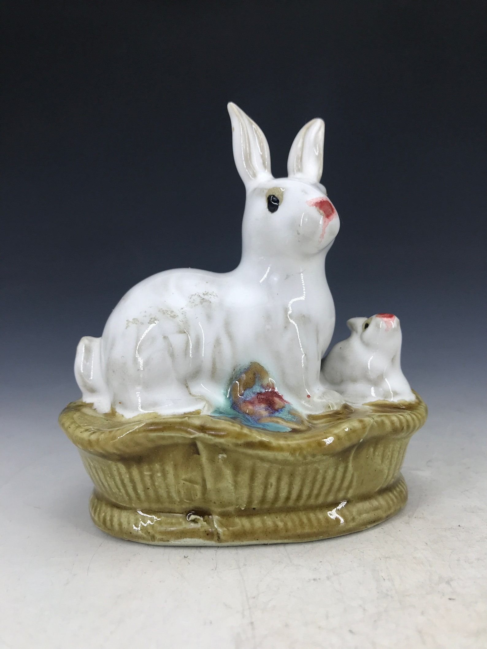 Chinese ceramics pure hand made exquisite ceramic rabbit | Etsy