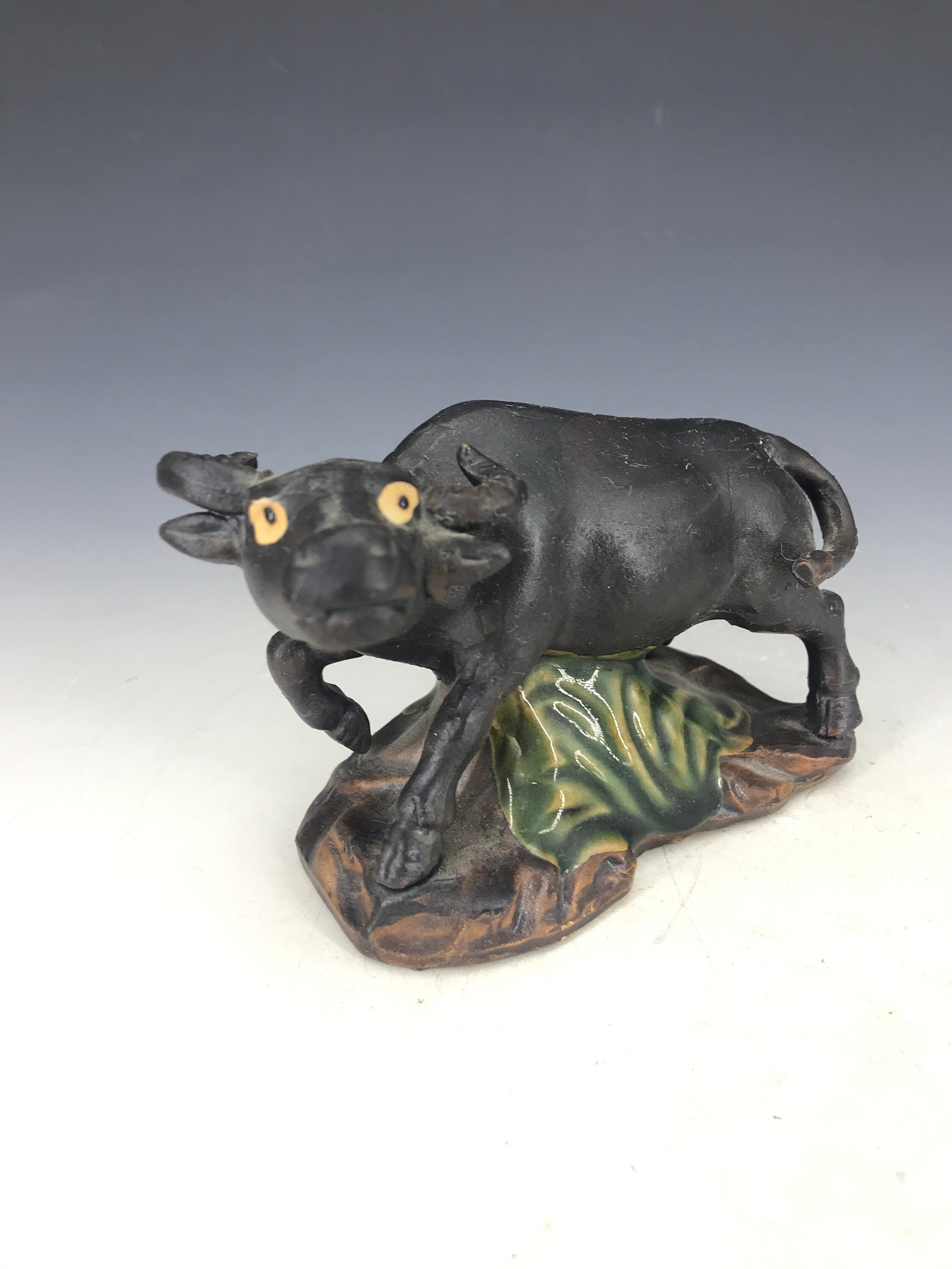 Chinese Ceramics Pure Hand Made Exquisite Ceramic Cattle | Etsy