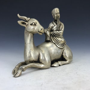 Tibetan Silver Zodiac Sheep Statue - Etsy