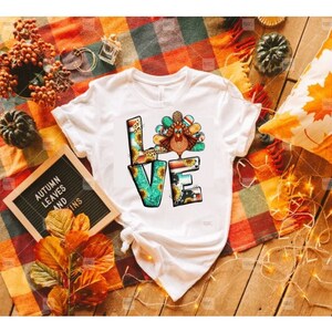 Love Turkey Fall Sublimation Design, PNG File, Digital Download ...