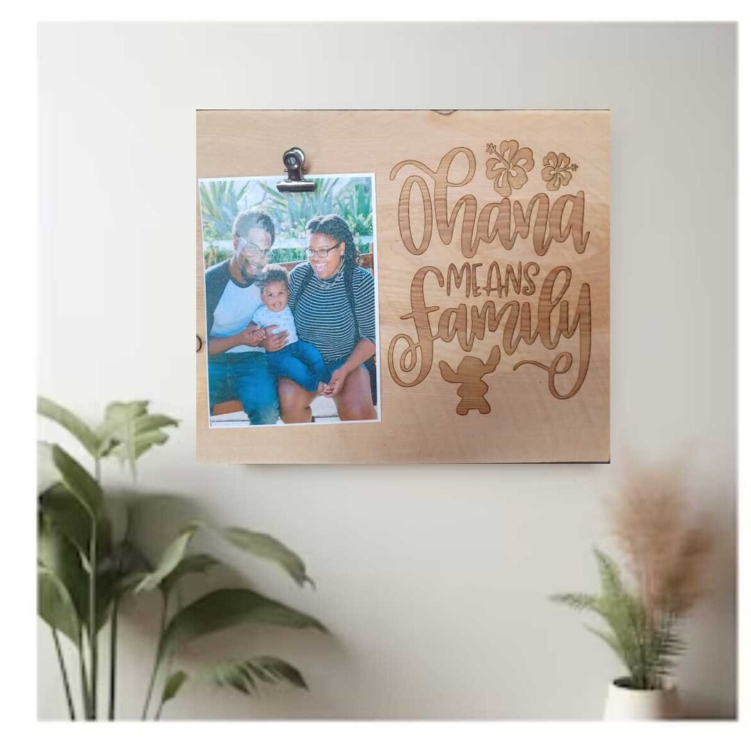 Ohana Means Family Picture Frame - Etsy