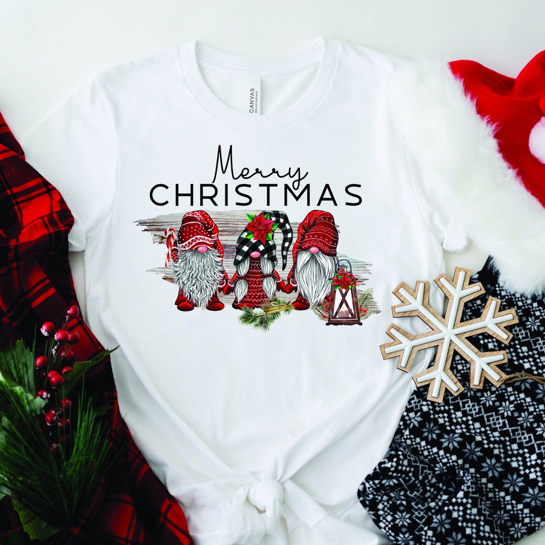 Merry Christmas Gnomes Sublimation Design, PNG File, Digital Download ...