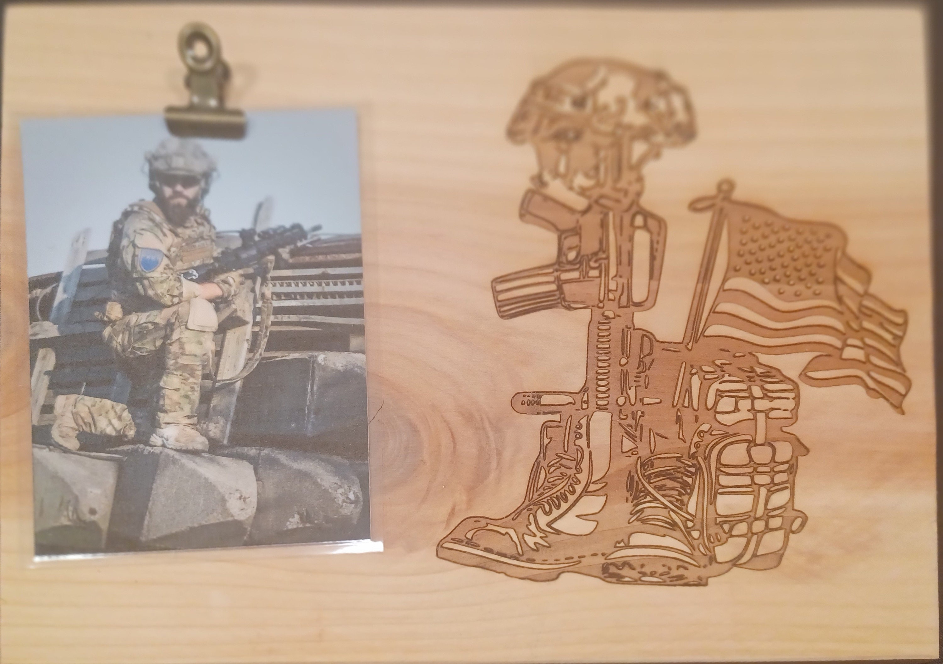 Soldier Military Picture Frame - Etsy