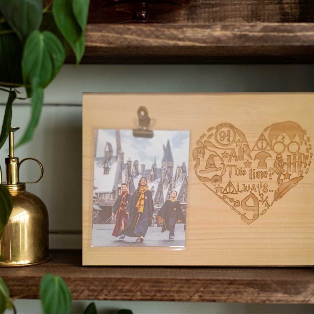 Harry Potter Heart Picture Frame - Etsy