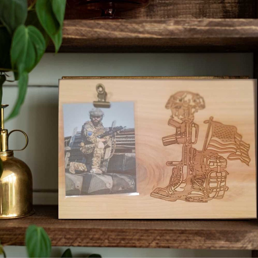 Soldier Military Picture Frame - Etsy