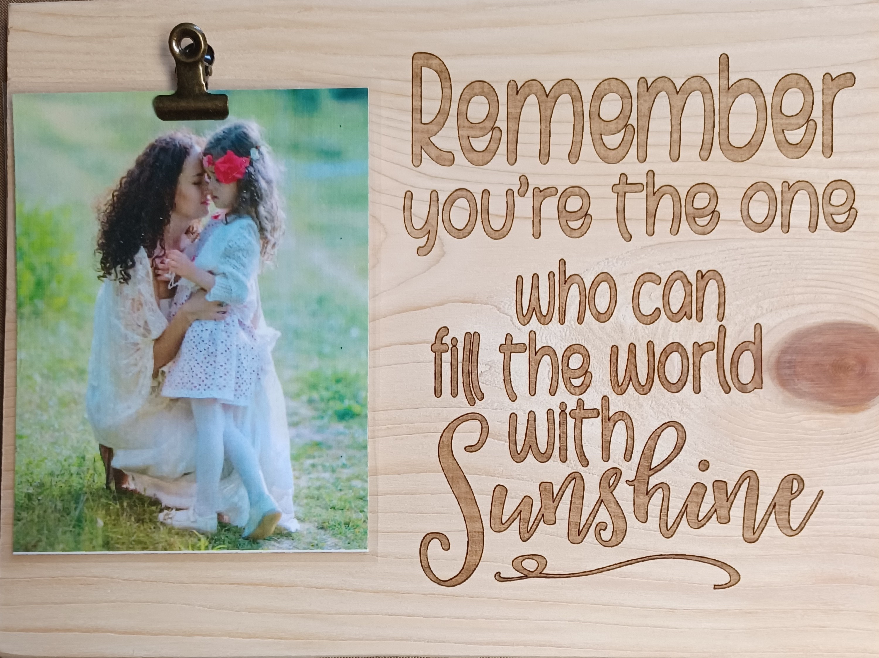 Remember Sunshine Picture Frame - Etsy