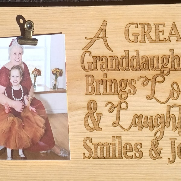 Granddaughter Frame - Etsy