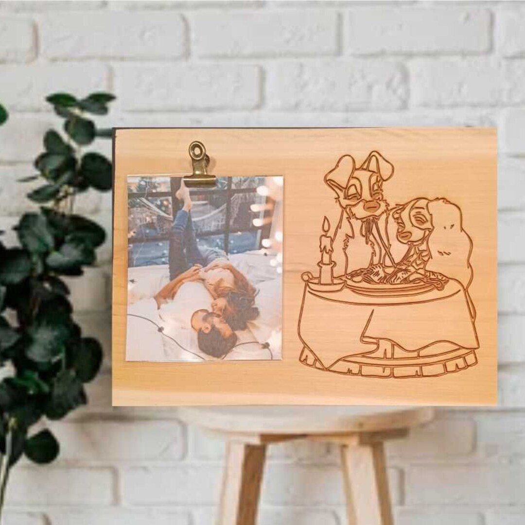 Lady and the Tramp Picture Frame - Etsy