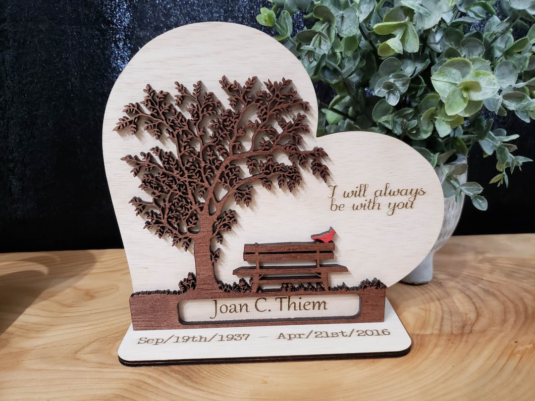 Remembrance/memorial Display Plaque Svg/dxf/lightburn File - Etsy