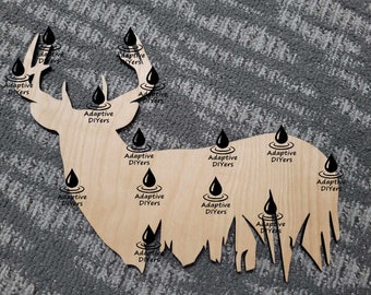 Whitetail Deer SVG PNG EPS Digital Download File for Cricuit Silhouette ...