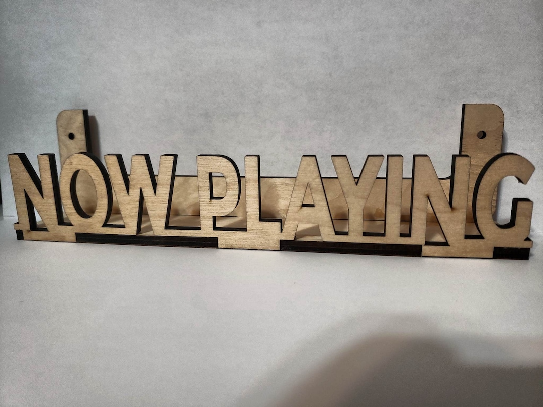 Now Playing Vinyl/cd Holder Laser Cut File(lightburn,dxf,svg) - Etsy