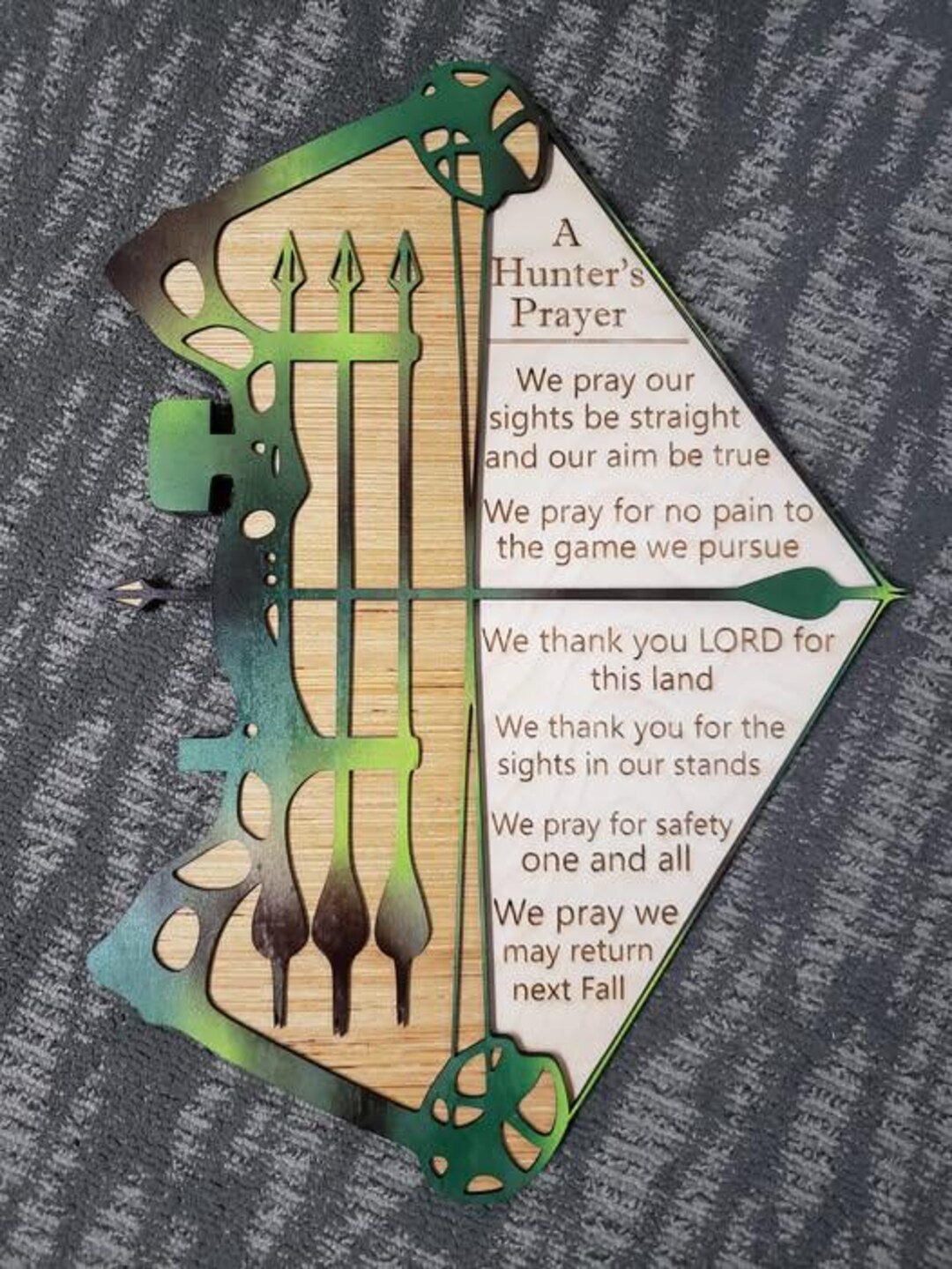A Hunter's Prayer Archery Version (lightburn,dxf,svg Software Only) - Etsy
