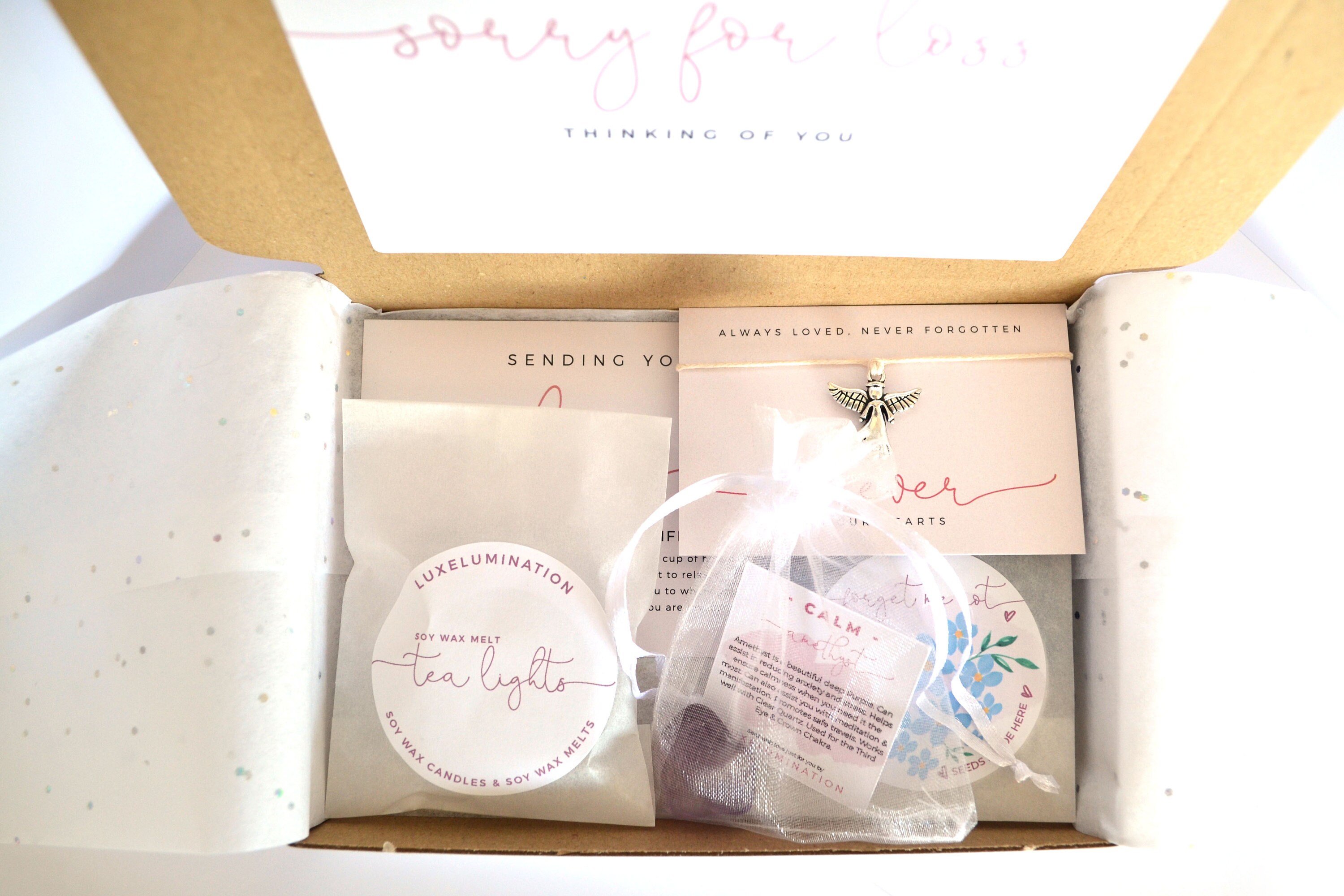 Sympathy Condolences Bereavement Box Personalised Letterbox | Etsy