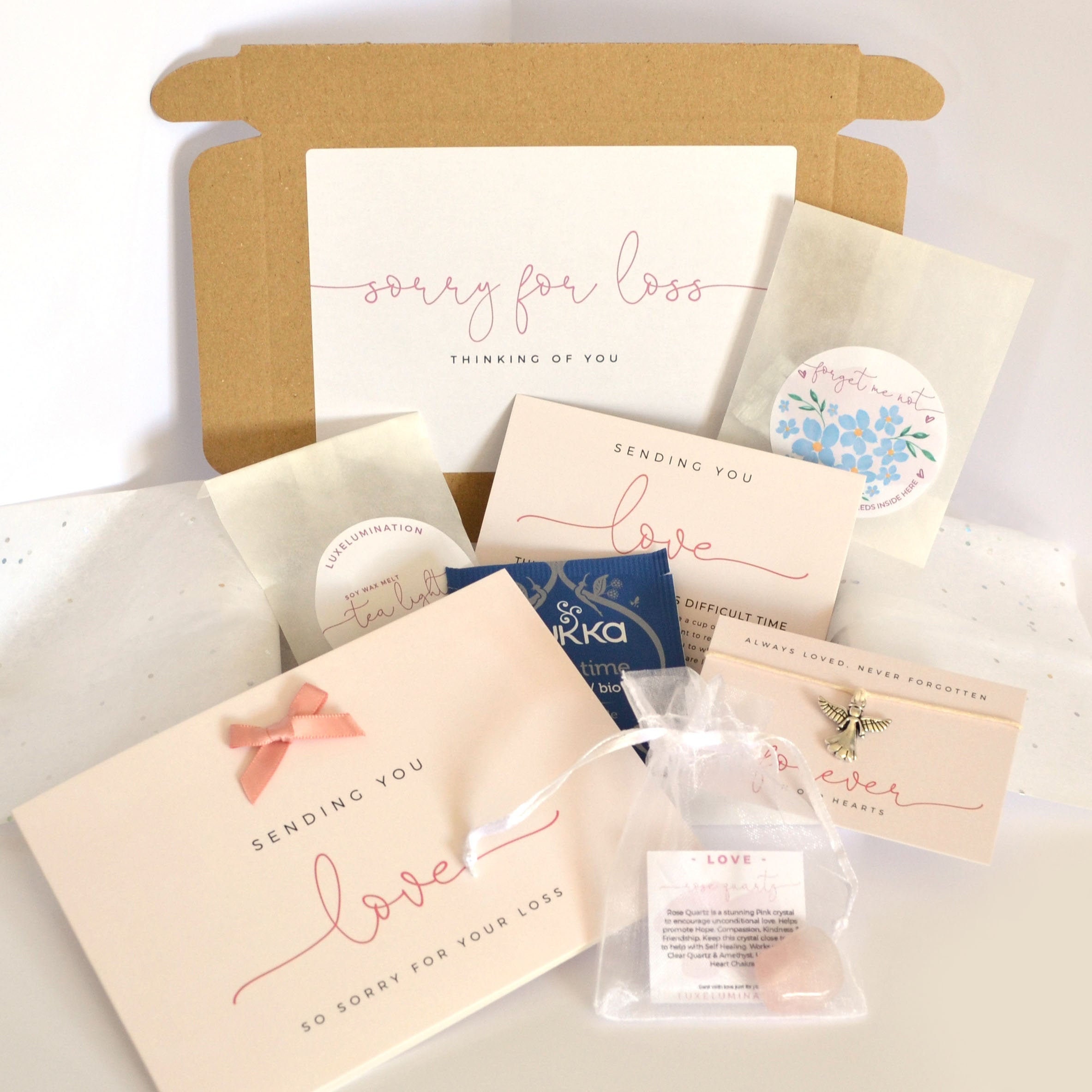 Sympathy Condolences Bereavement Box Personalised Letterbox | Etsy