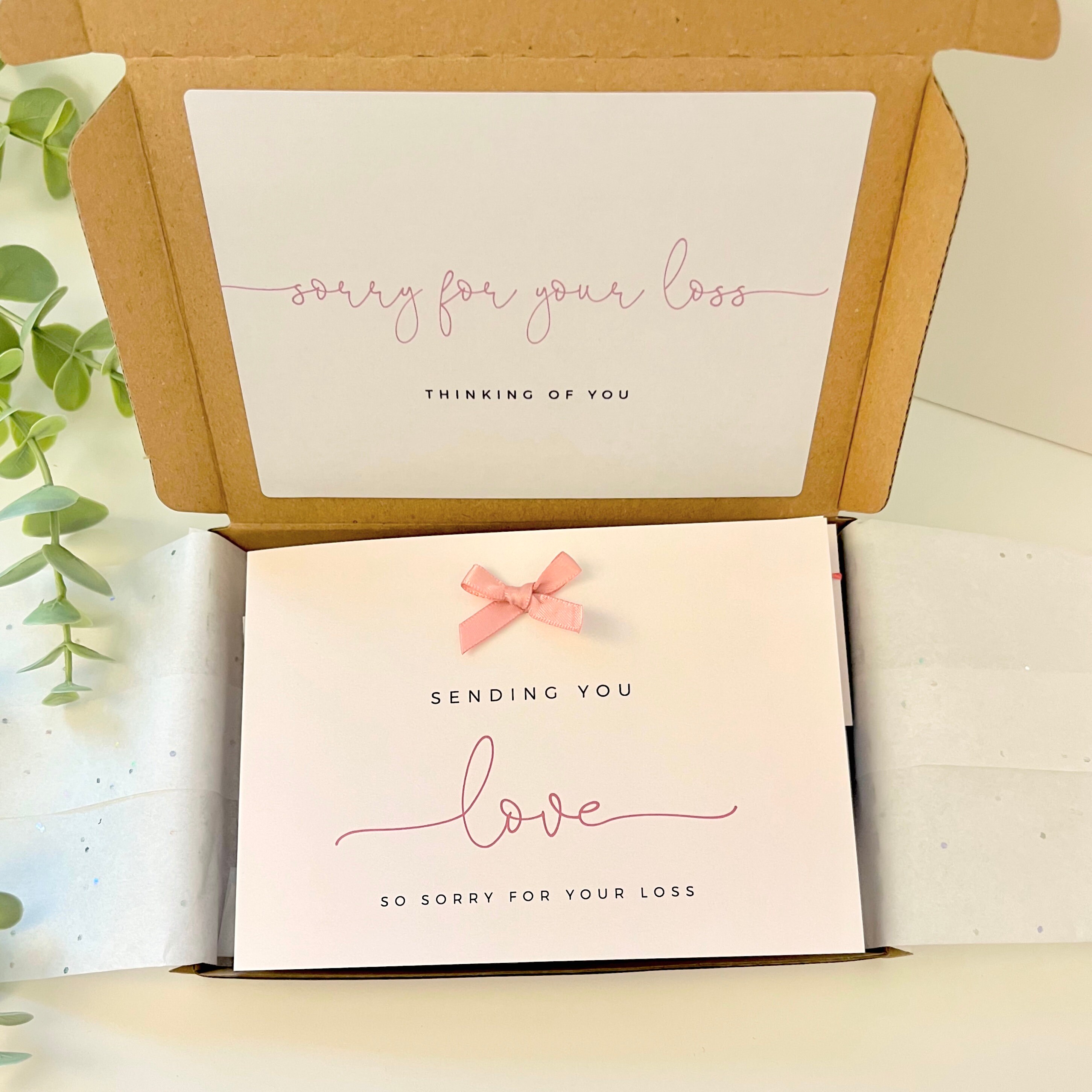 Sympathy Condolences Bereavement Box Personalised Gift Hug - Etsy UK