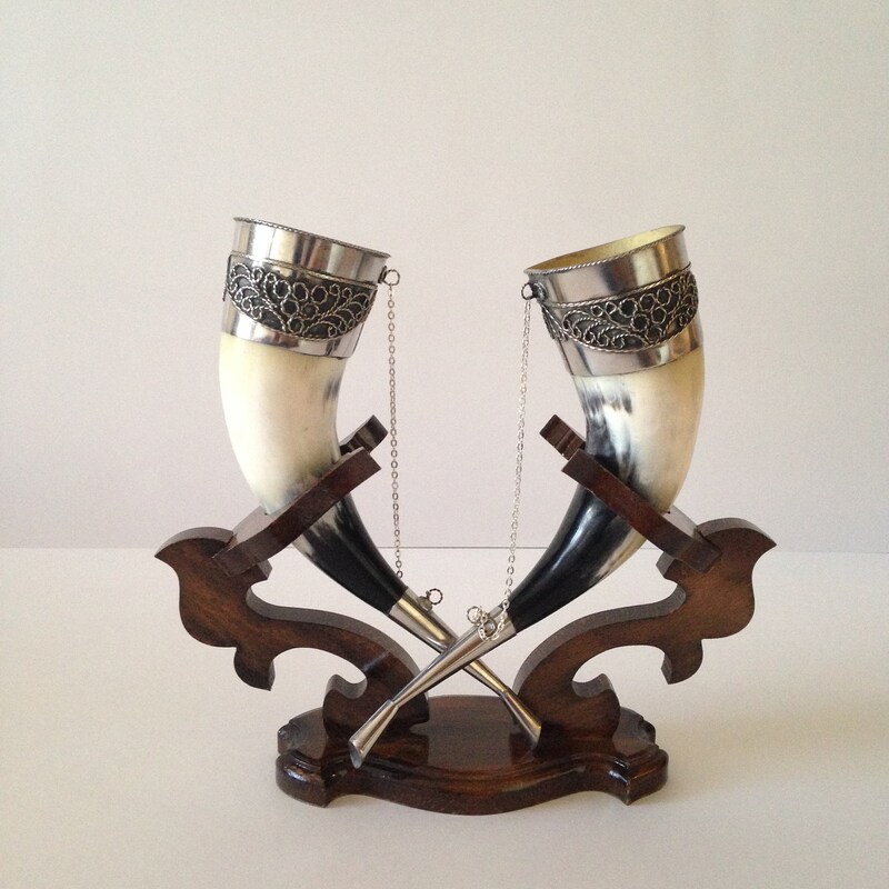 Drinking Horn Stand - Etsy