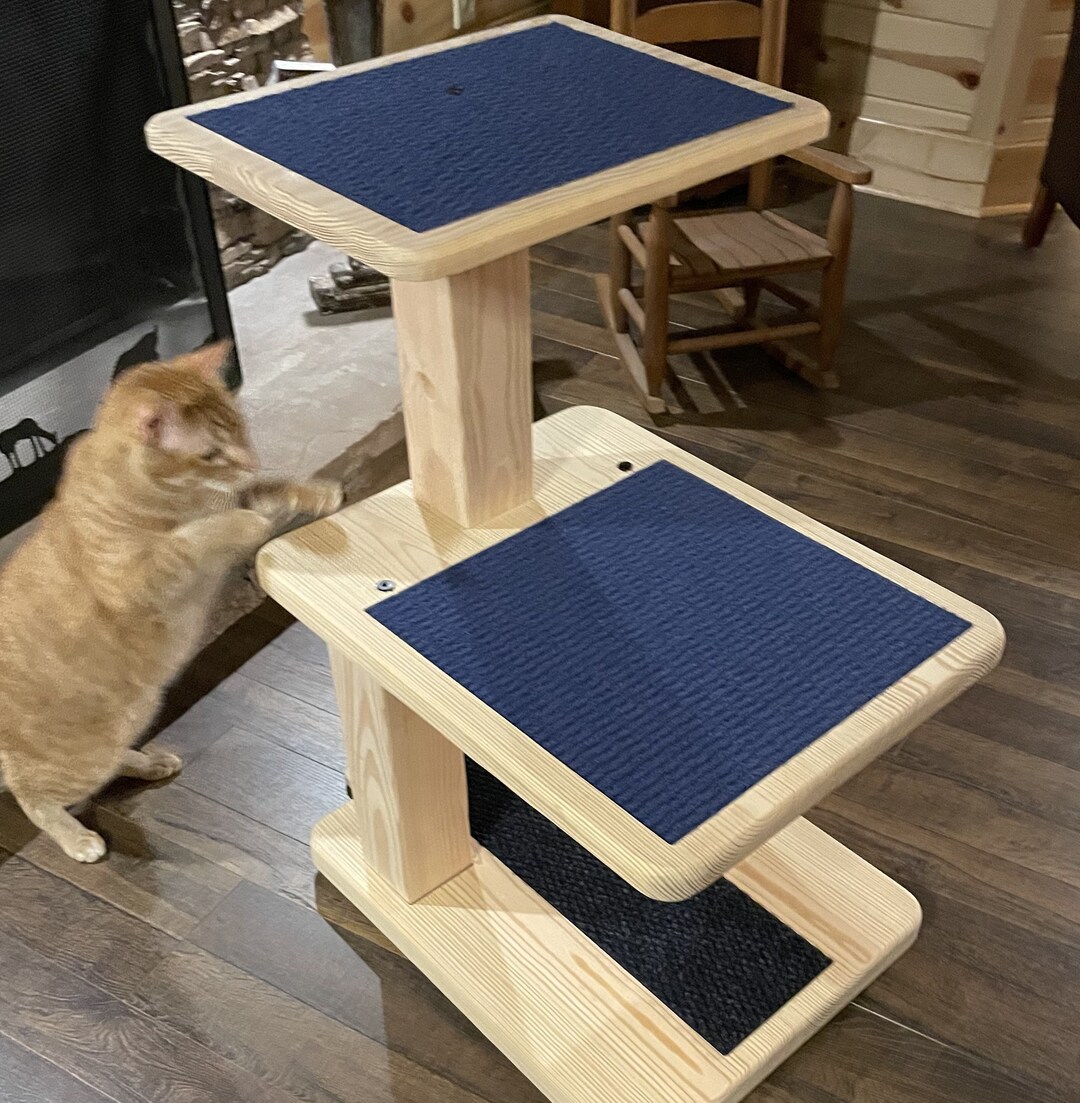 CUSTOM Real Wood Cat Trees Purrfect for Big Cats We'll - Etsy