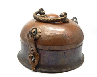 Antique Indian Brass Paan Daan Box Indian Spice Box Supari - Etsy UK