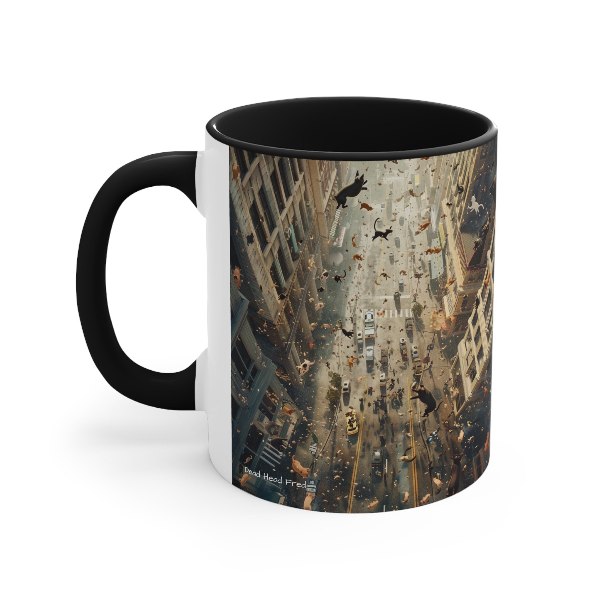 Raining Cats and Dogs Again. by Dead Head Fred Coffee Mug, 11oz - Etsy