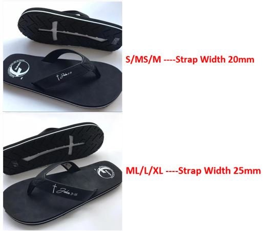 Unique Mens Sandals, Mens Flip Flops, Christian Clothing, John 316 ...