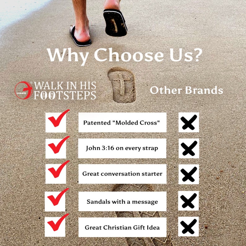 Unique Mens Sandals, Mens Flip Flops, Christian Clothing, John 316 ...