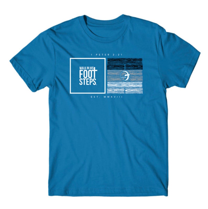 Walk in His Footsteps Tee, Christian Unisex T-shirt - Etsy