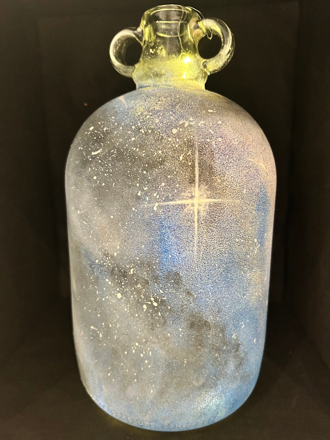 Hand Painted Night Sky Galaxy Demijohn Bottle Light - Etsy