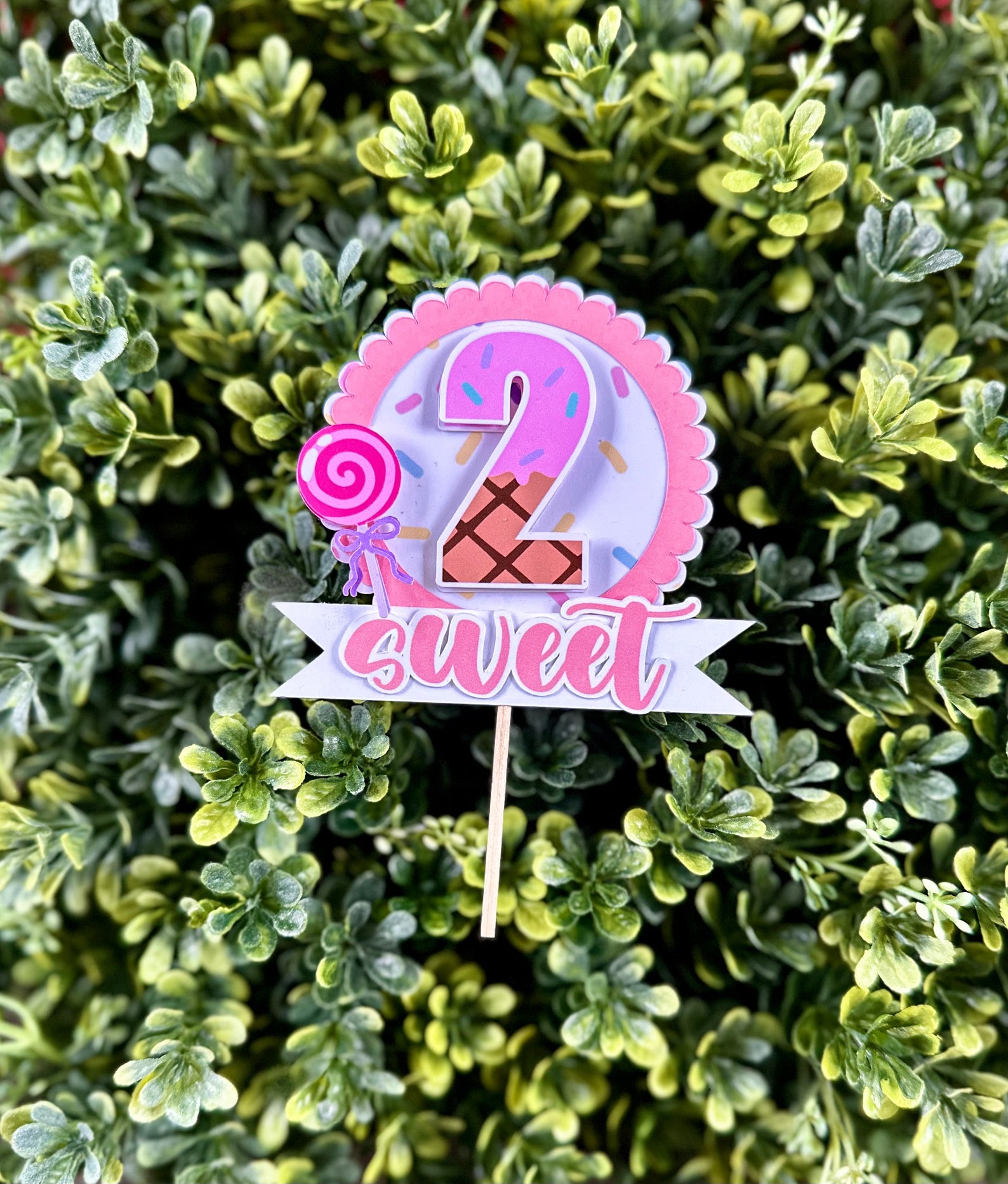 Ice Cream Themed Cupcake Topper Set of 12. - Etsy