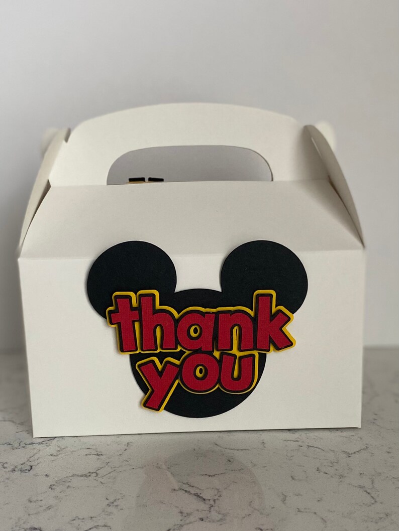 Mickey Mouse Party Decorations Twodles Mickey Gable Box | Etsy