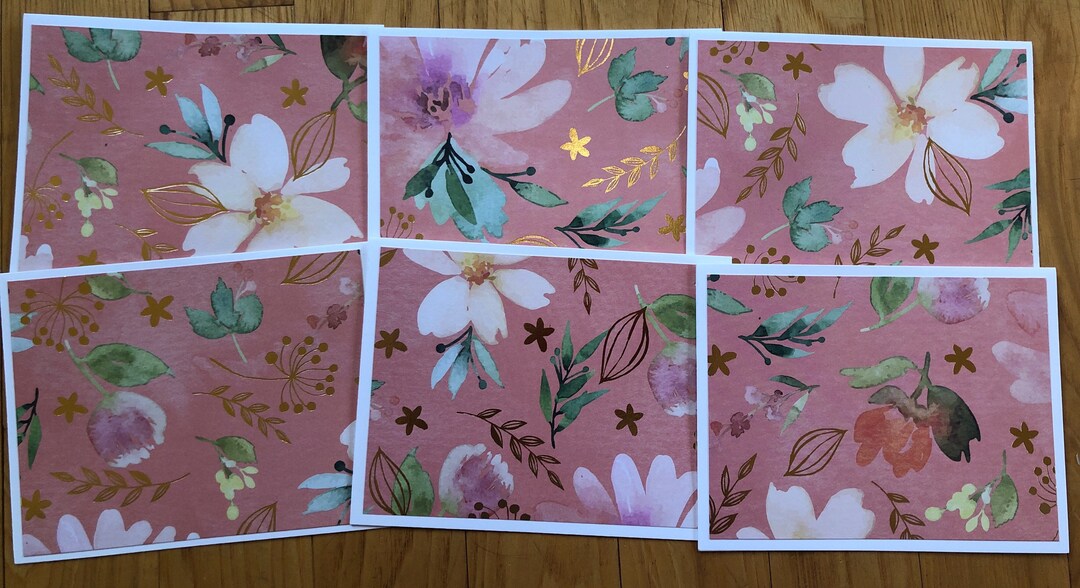 Flower Note Cards - Etsy