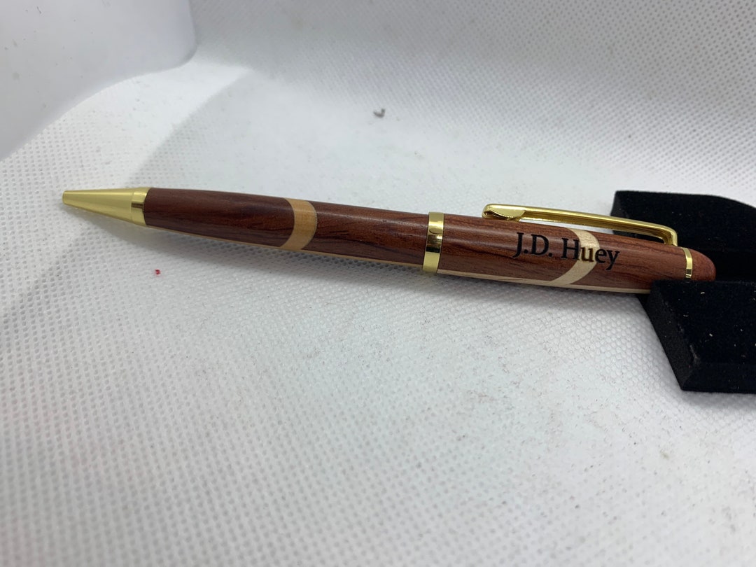 PERSONALIZED Engraved Wooden Pen , Great Styles, Rosewood, Monogramed ...