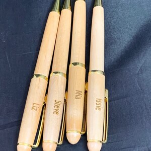 PERSONALIZED Engraved Wooden Pen, Rosewood, Monogramed Multicolor Pens ...