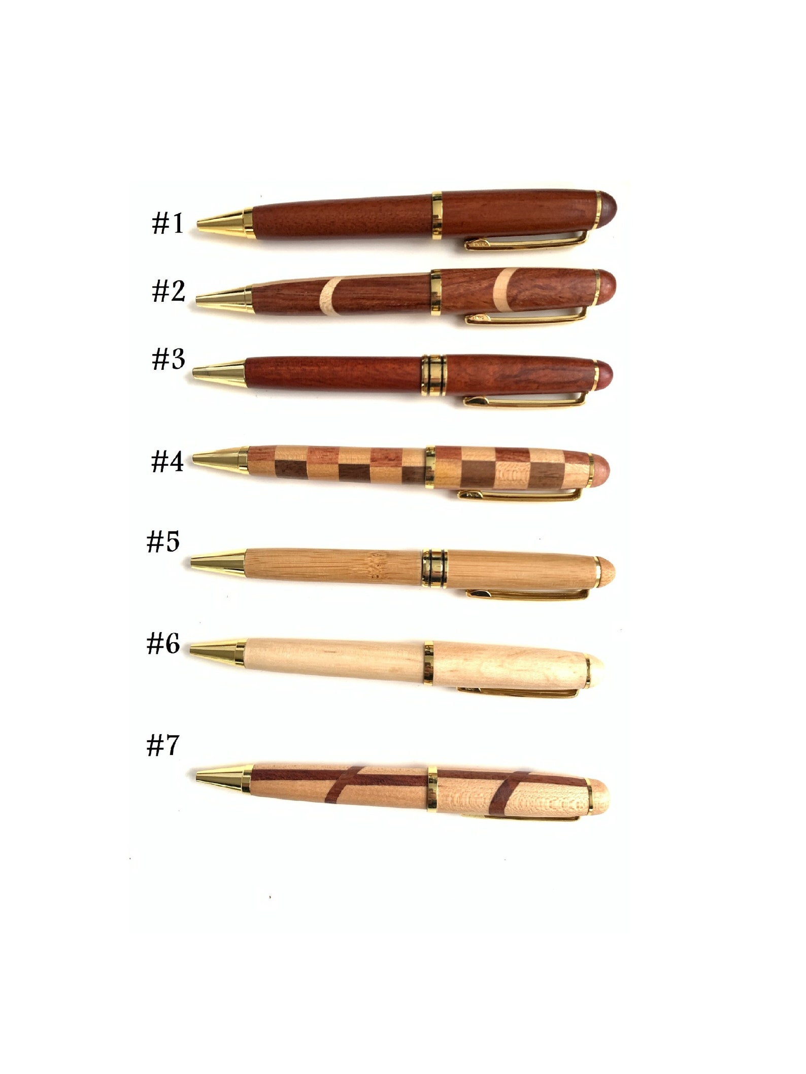 Engraved Wooden Pen Set Monogramed Pen Case Rosewood Pen Box - Etsy