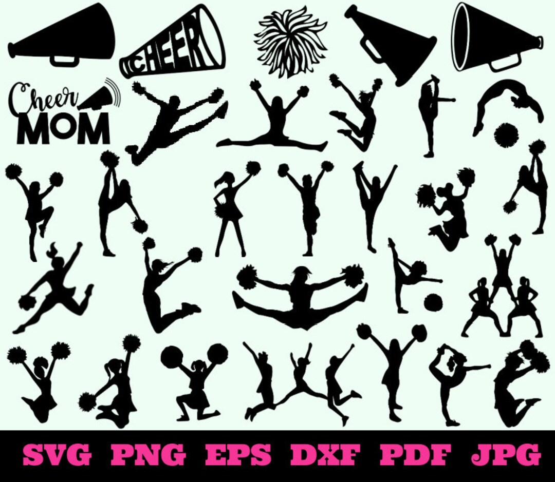 Cheer SVG Bundle Cheer Svg Cheerleading Svg Cheerleader - Etsy