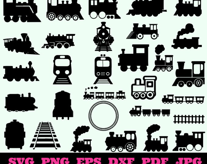 Train SVG. Choo Choo SVG Bundle. Train Cut File. Train Clipart. Train ...
