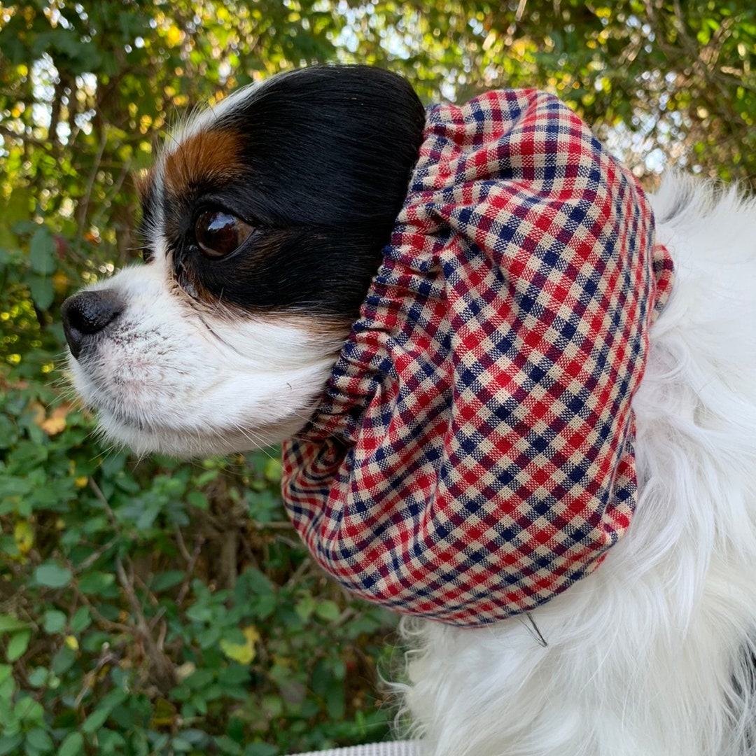 Cavalier Snoods Red, Blue and Beige Check - Etsy