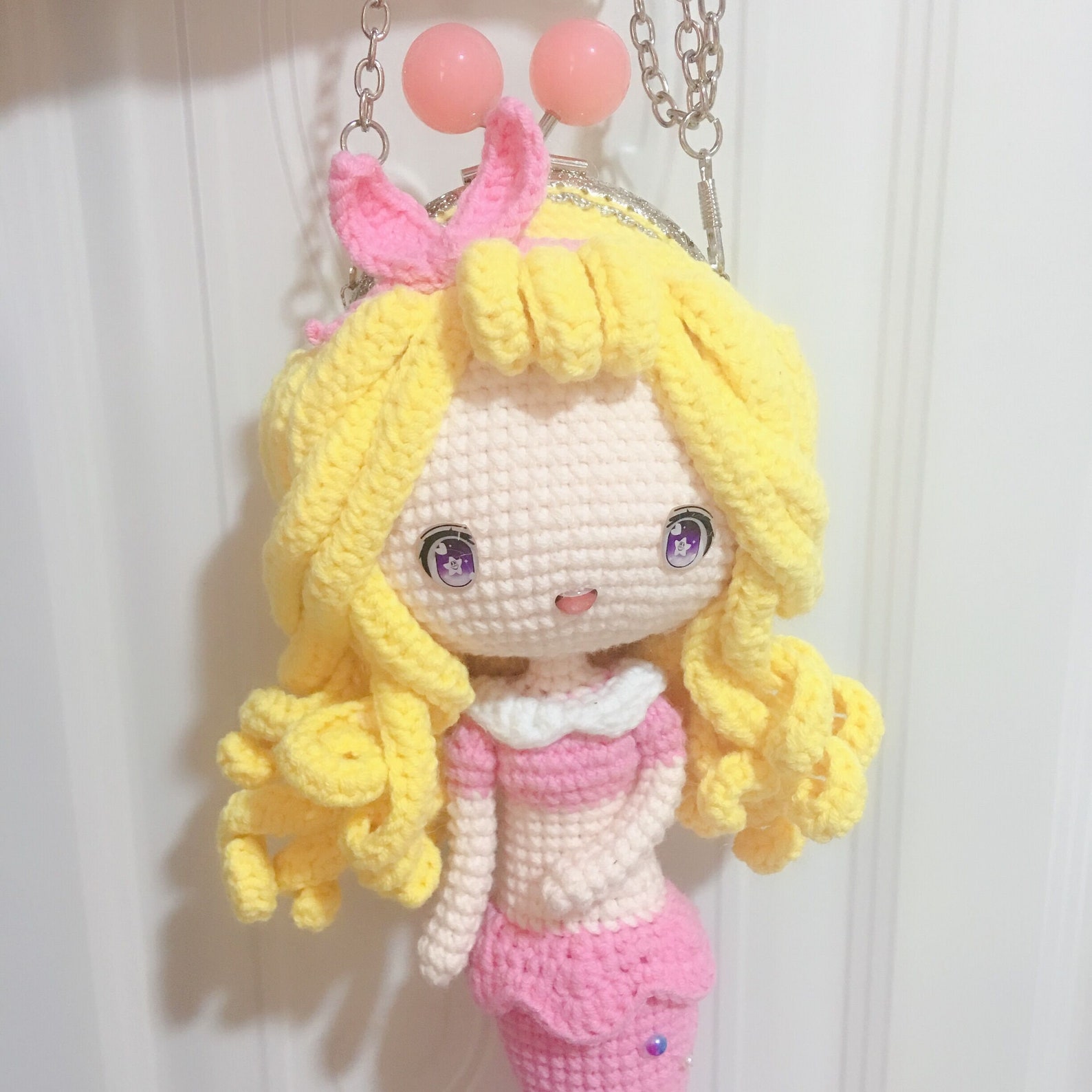 Pattern Crochet Mermaid Doll Purse Shoulder Bag Pattern - Etsy