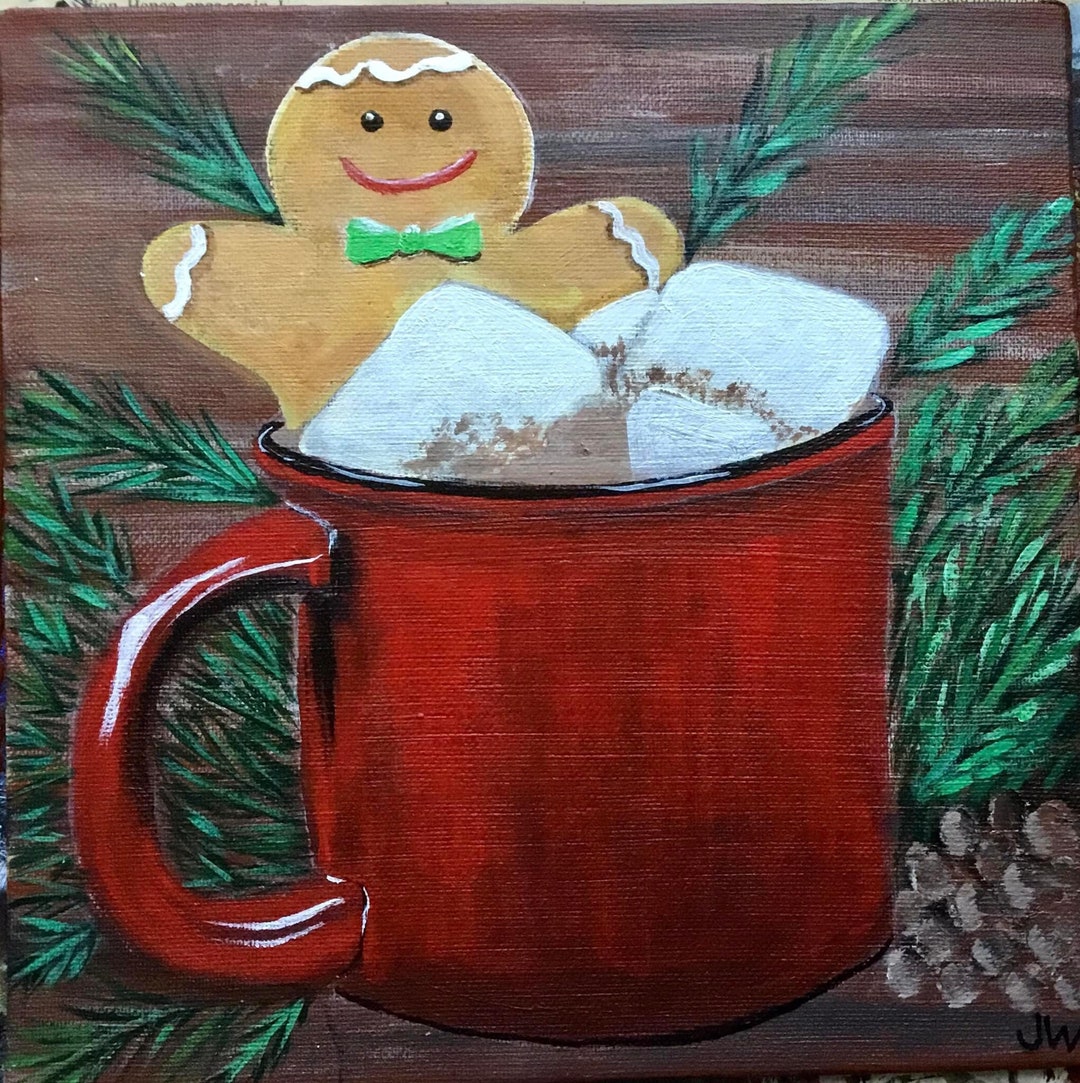 Cocoa Gingerbread Man - Etsy