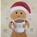 Merry Gingerbread Man With Cocoa - Etsy