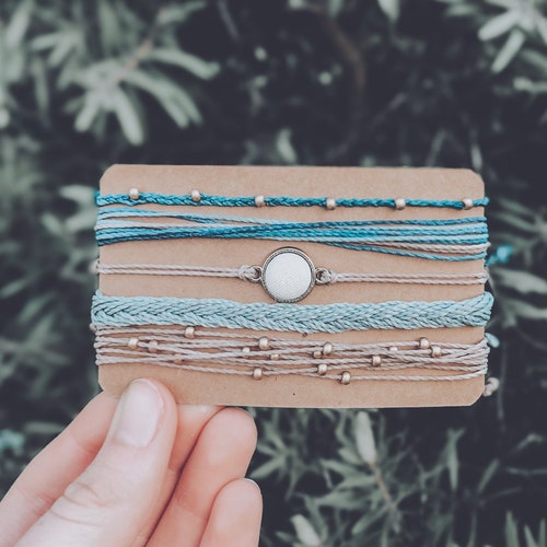 Beaded Waterproof String Bracelet - Etsy