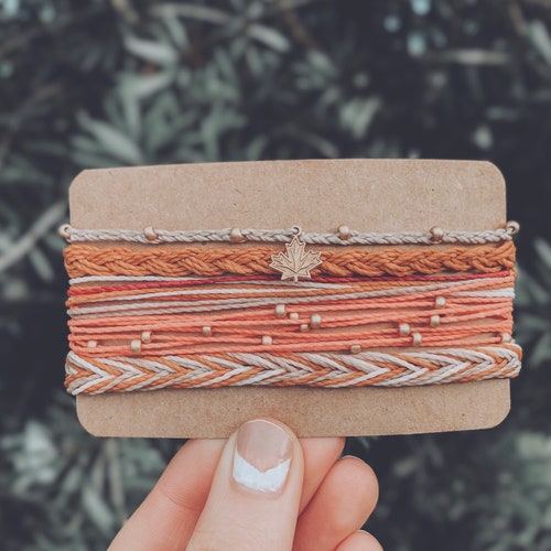 Beaded Waterproof String Bracelet - Etsy